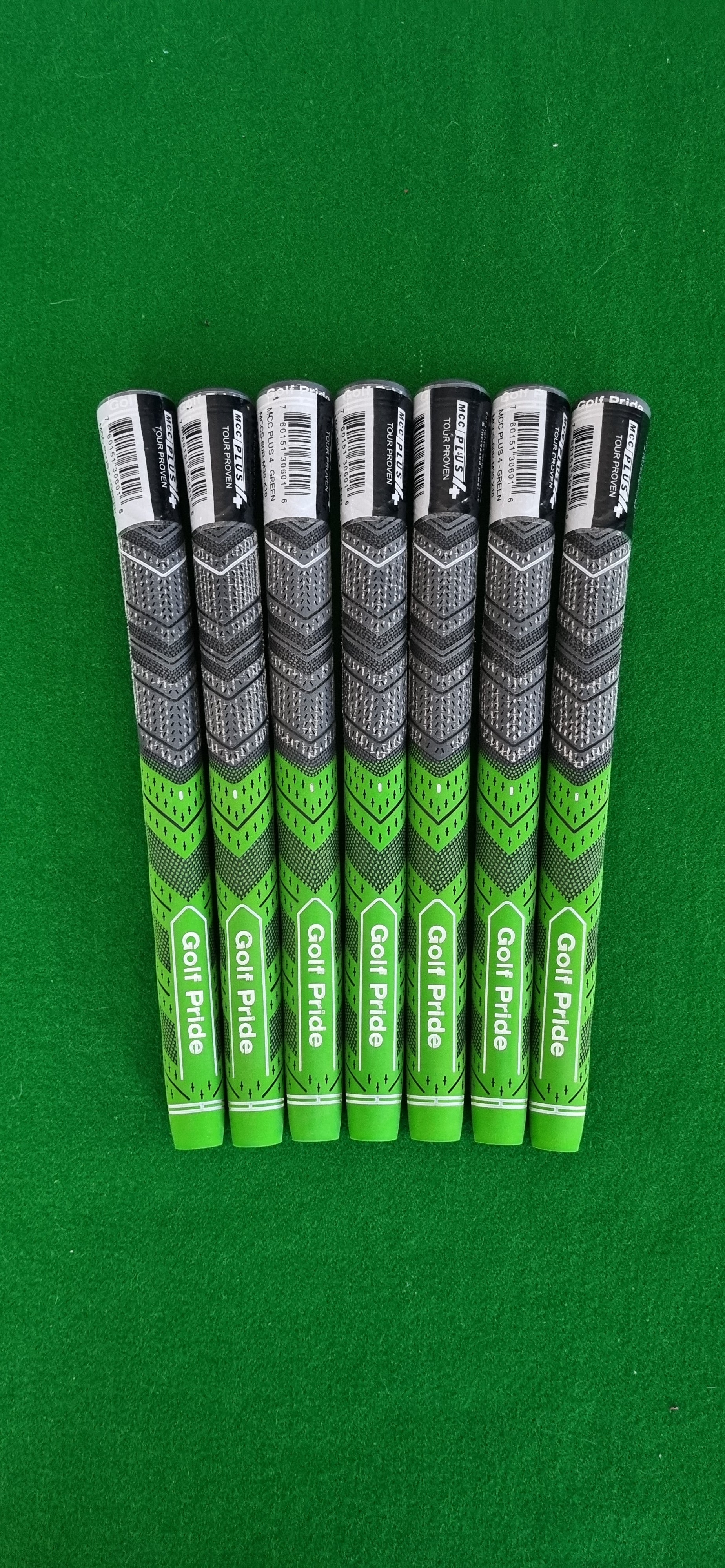 Golf Pride MCC Plus 4 Golf Grips - Green - Midsize - Set of 7 grips - – Golfers Market