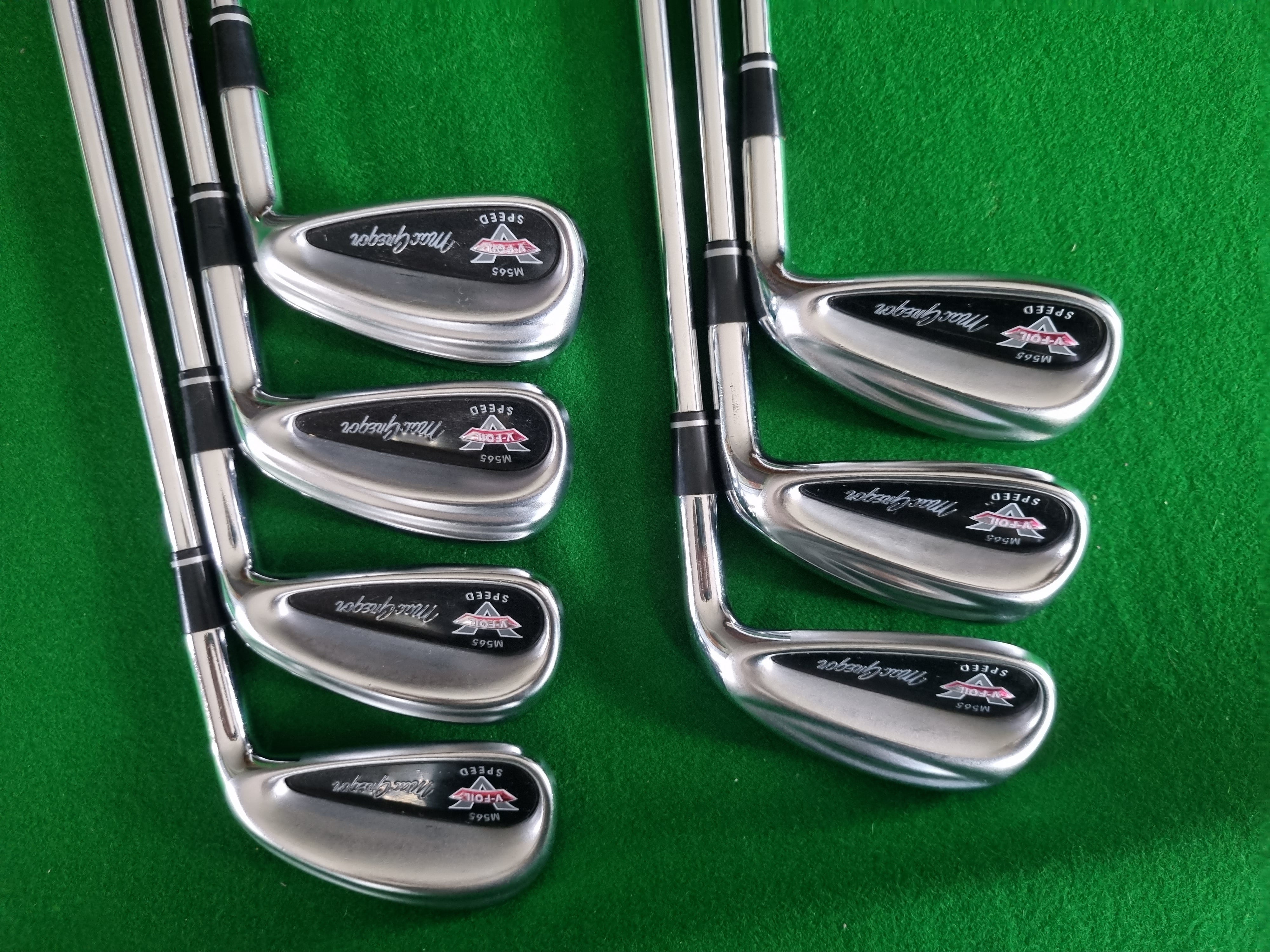 MacGregor M565 V-Foil Speed Irons 3 - PW (no 6 iron) Regular – Golfers Market