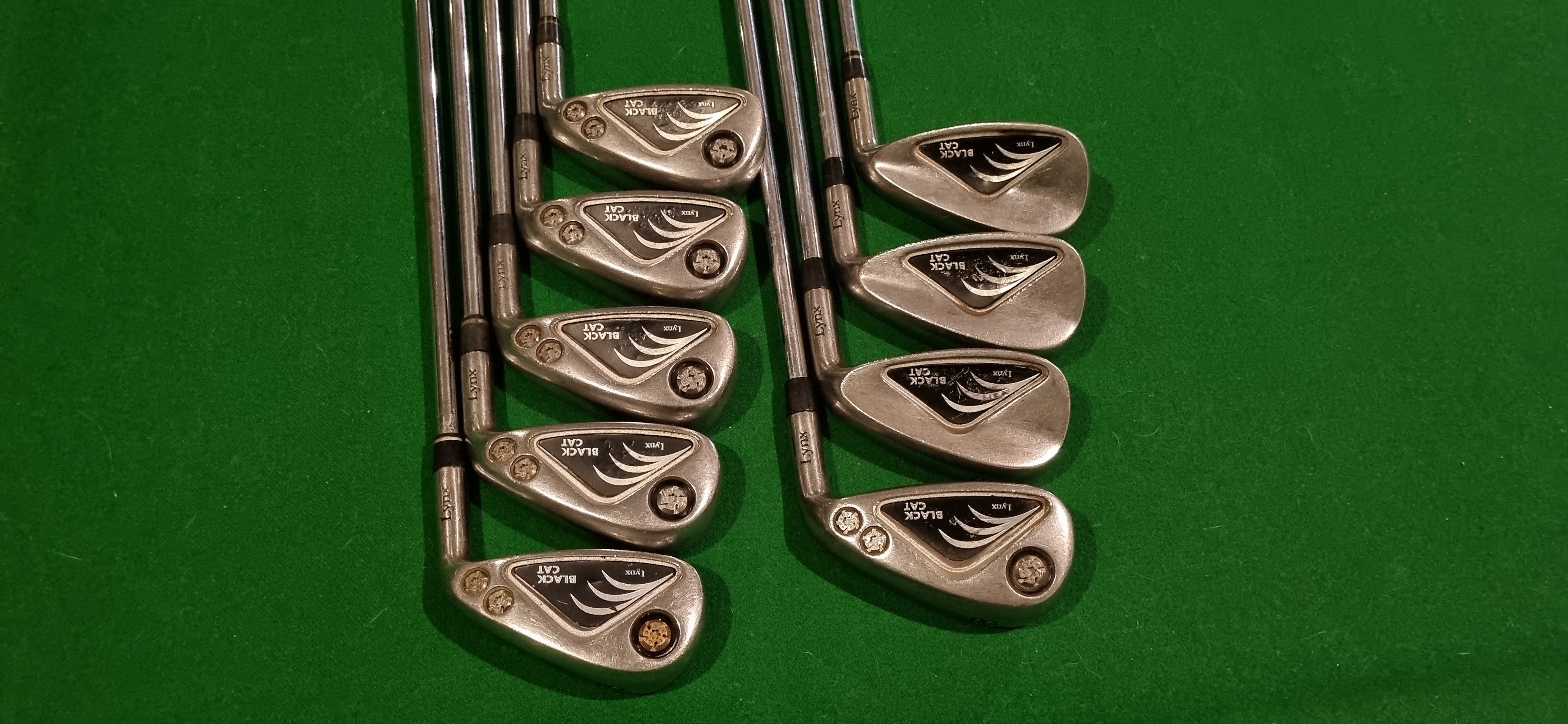 Lynx Black Cat Irons 3 - SW Stiff – Golfers Market