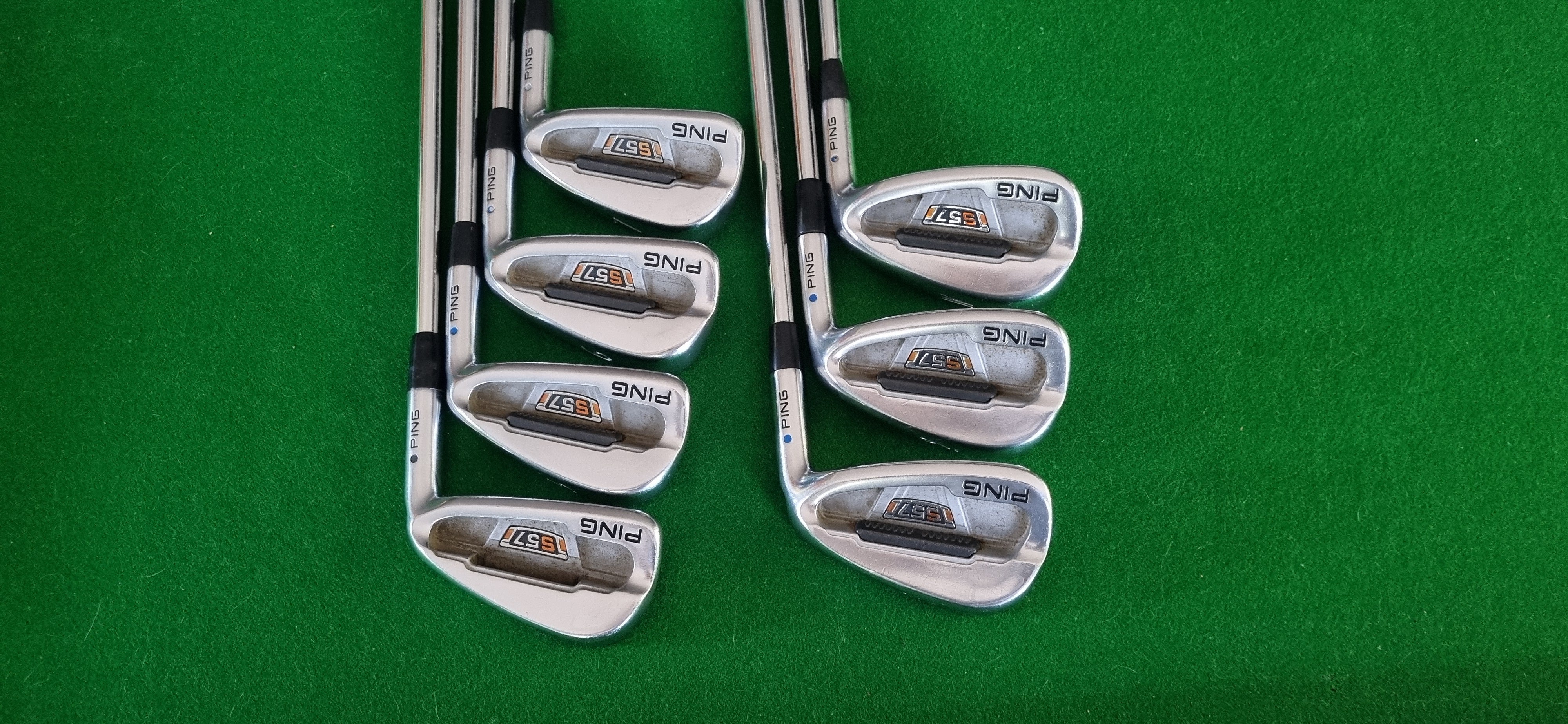 Ping S57 Irons 4 - PW Blue Dot Stiff – Golfers Market