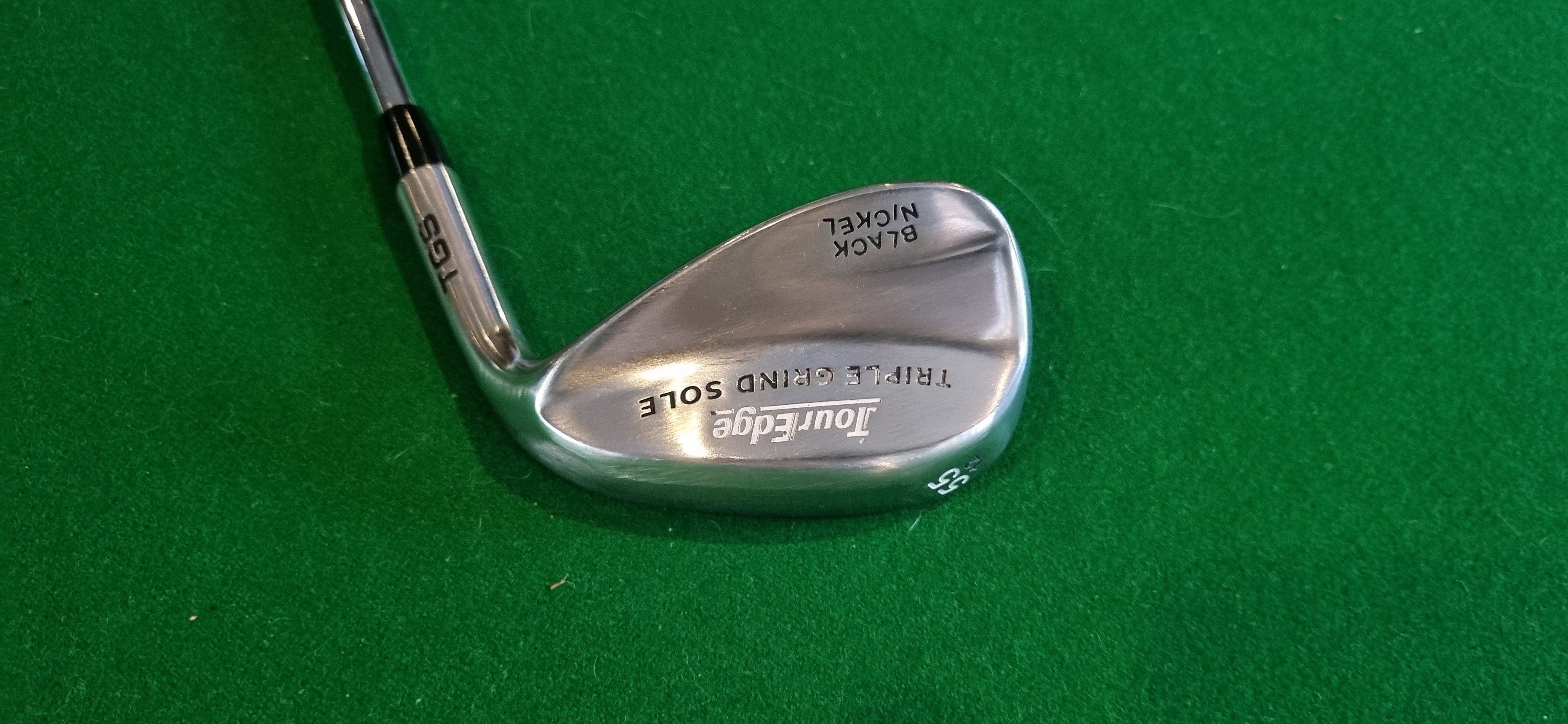 Tour Edge TGS Tripple Grind Sole Black Nickel Sand Wedge 55° – Golfers ...