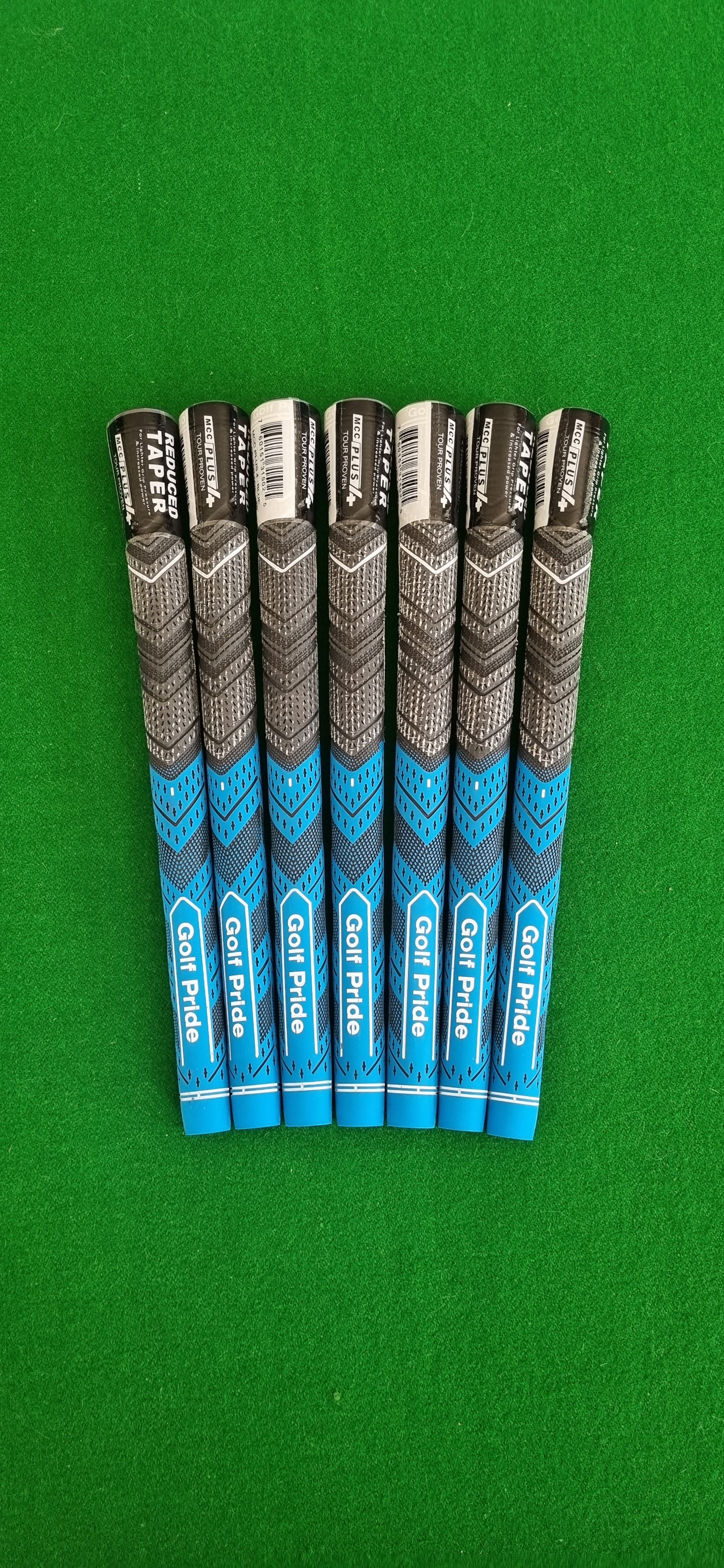 Golf Pride MCC Plus 4 Golf Grips - Blue - Standard - Set of 7 grips ...