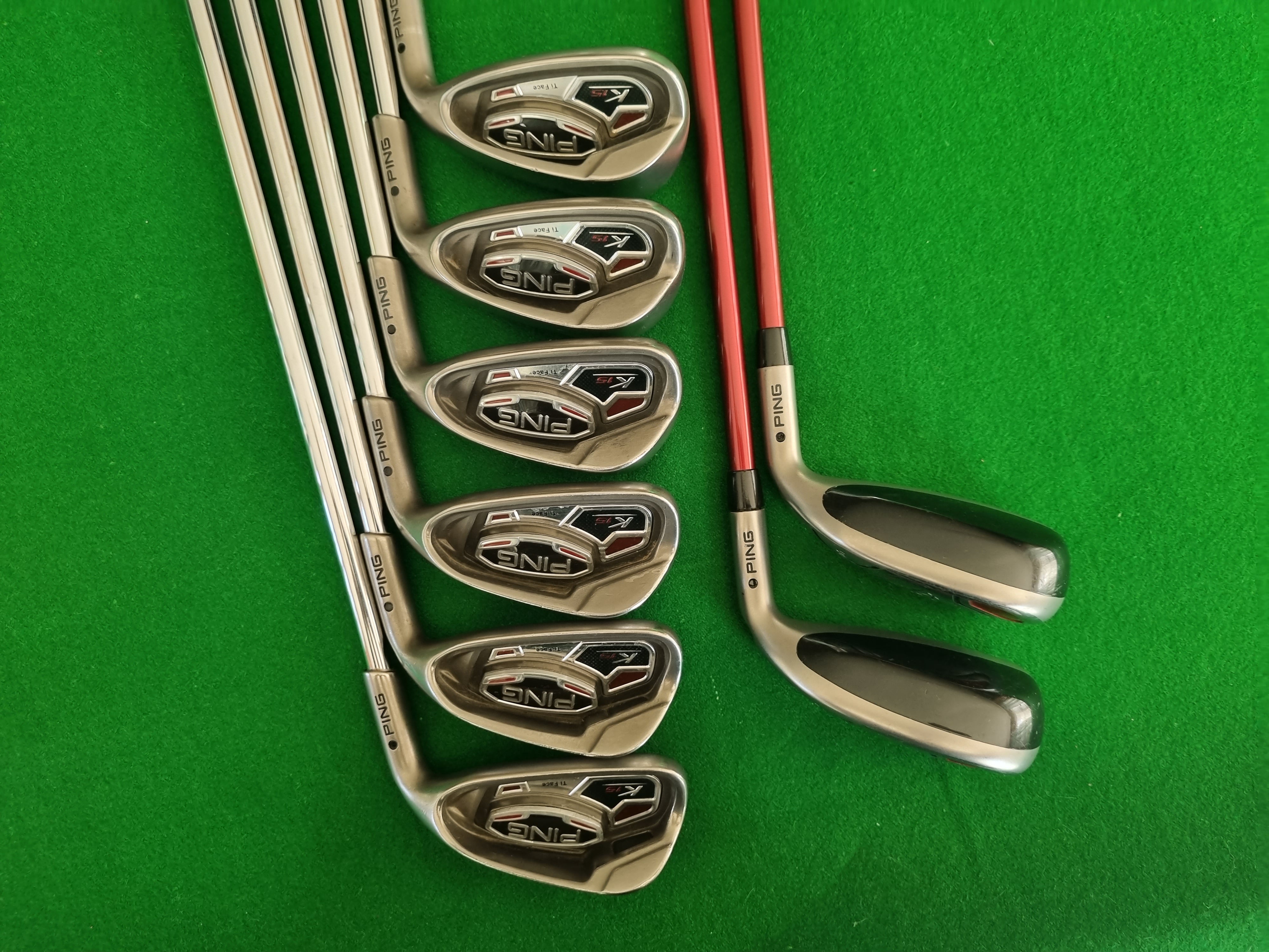 Ping K15 Iron Hybrid Set 4 - SW Black Dot Regular – Golfers Market