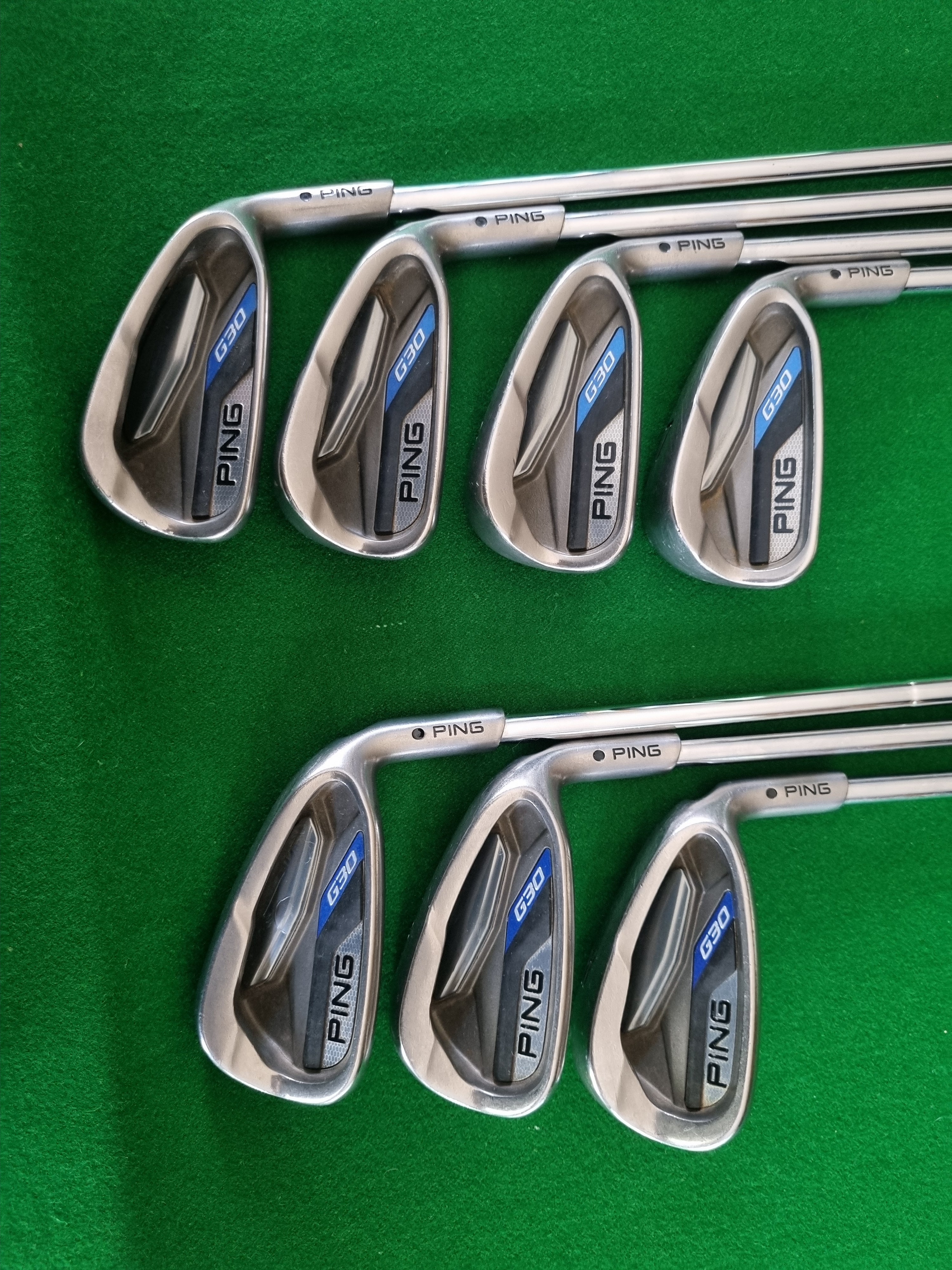 Ping G30 Irons 4 - PW Black Dot Stiff – Golfers Market