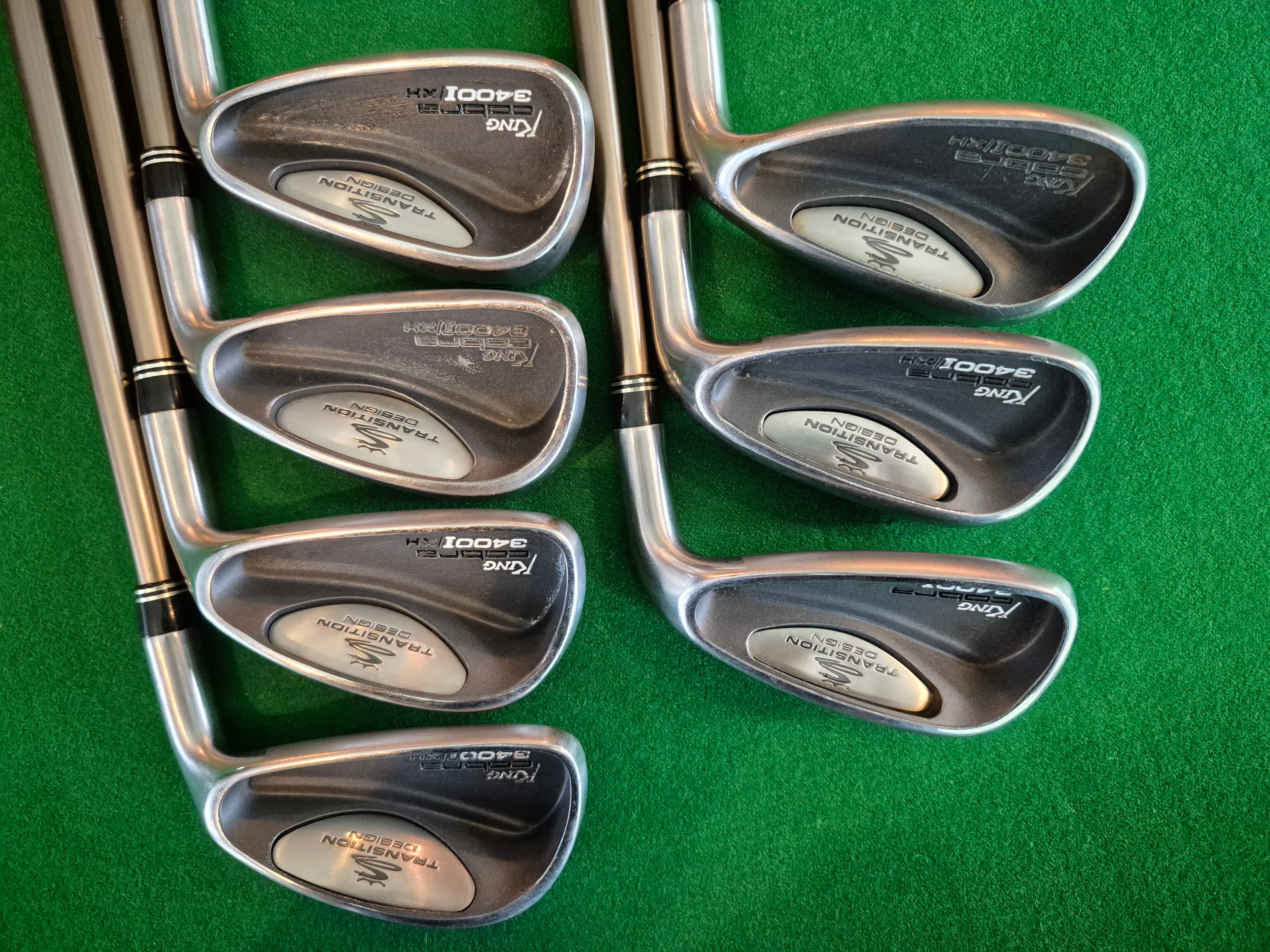 Cobra 3400I/XH Irons 5 - SW Lite Flex – Golfers Market